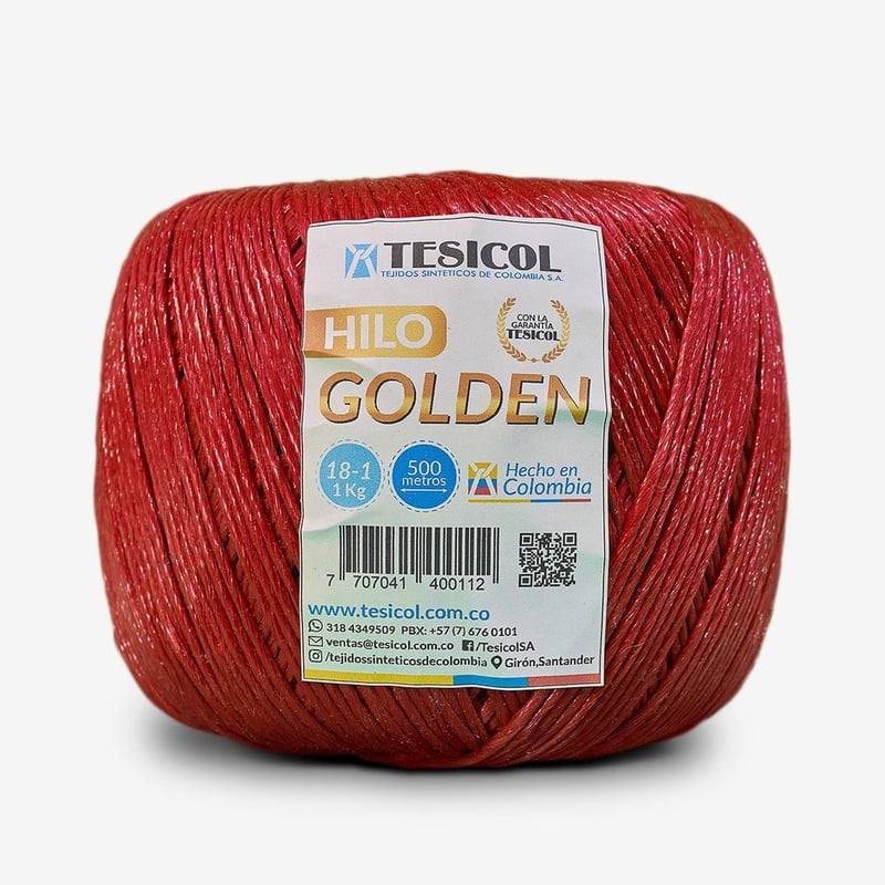 Hilo P.P 18-1*500 Mt Ovillo Rojo TESICOL | falabella.com
