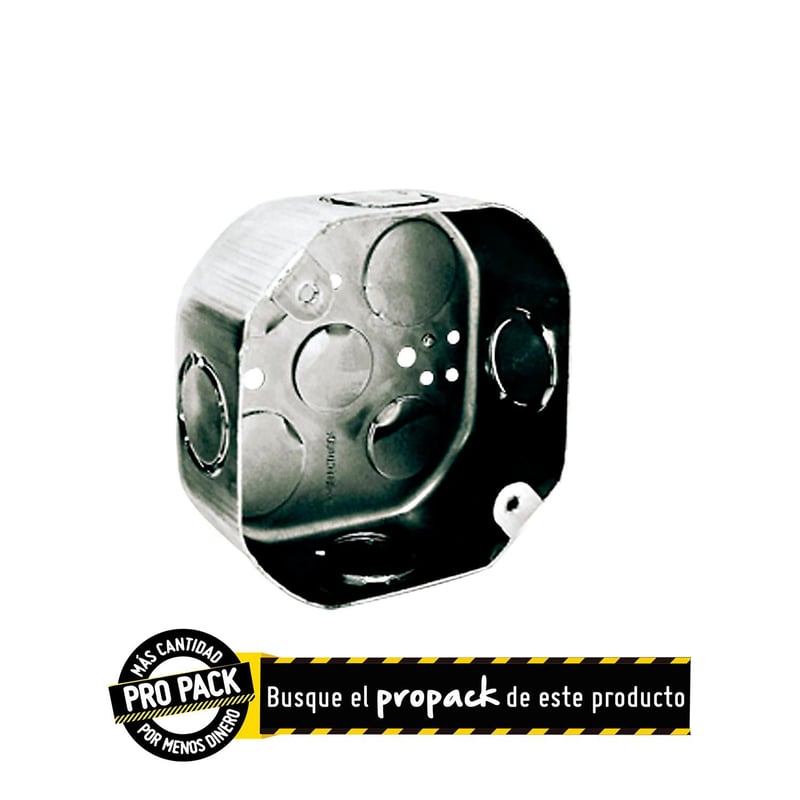 Caja Octagonal Cal20 Galvanizada PROELECTRICOS | falabella.com