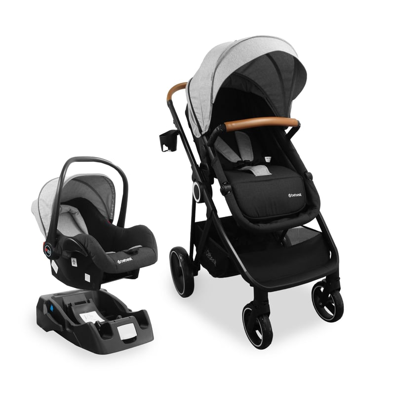 Coche para Bebé con Portabebe Travel System Cosmos Gris Bebesit BEBESIT ...