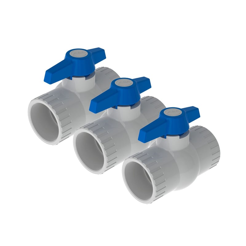 Paqx3und Val Bola 1 1/2pulg Pvc Soldar Tipo Pesado Pcp PCP | falabella.com