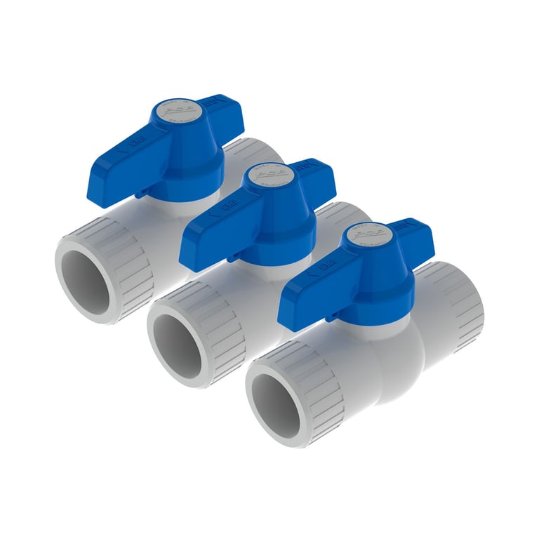 Paqx3und Val Bola 1/2pulg Pvc Soldar Tipo Pesada Pcp PCP | falabella.com