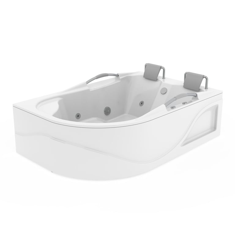 Jacuzzi Honolulu Blanca Básica Derecha 181x123cm Con Mantenedor De ...