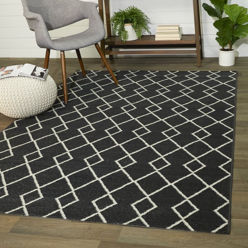 Tapete de Área Cora 160 X 213 cm Negro BALTA | falabella.com