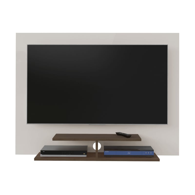 Panel Para TV Hasta 42 Pulgadas 120X28X89 incluye soporte Almendra ...