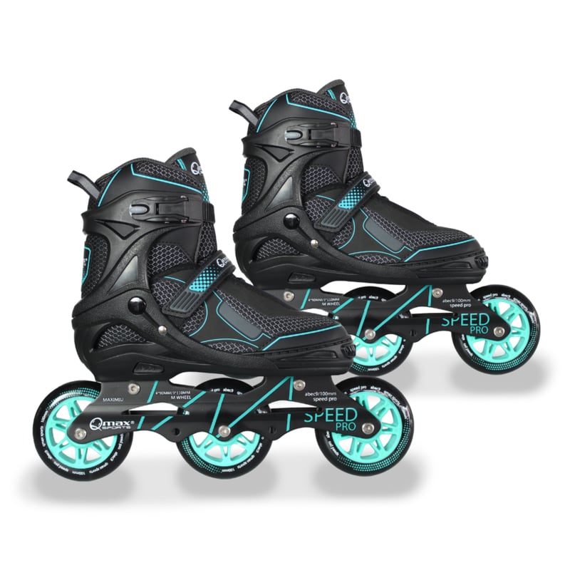 Patines En Linea Semi Profesionales Talla L (De 39 A 42) Speed Pro Azul ...