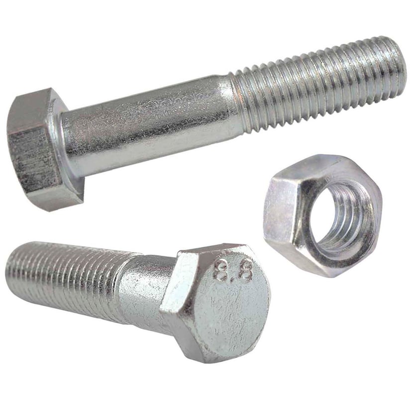 Perno Hexagonal G8.8 Con Tuerca M10X30 2 Unidades Fixser - Homecenter ...