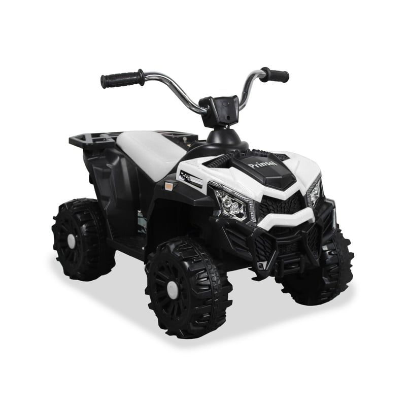 Carro Montable Electrico para Niños Raptor Blanco 6 Voltios Prinsel ...