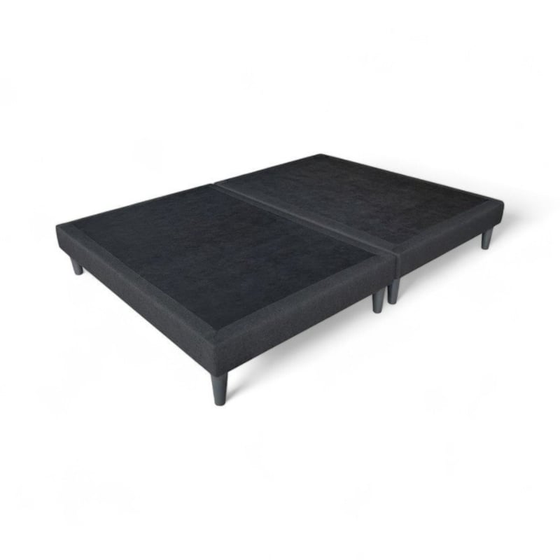 Base Cama Doble 140x190x12cm Dividida Negro JUST HOME COLLECTION ...