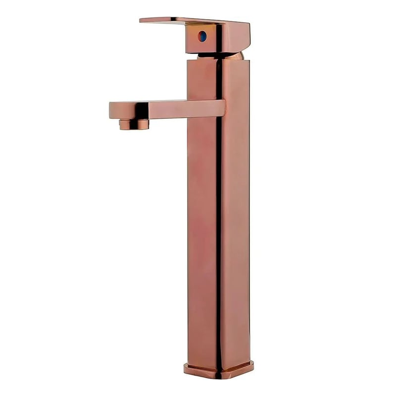 Griferia Monocontrol Lavamanos Alto Oro Rosa V GRIFOS CENTER ...