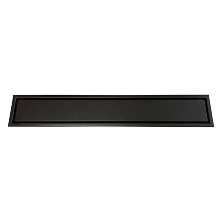 Rejilla de Piso Rectangular Invisible Negra 50cm GRIFOS CENTER ...