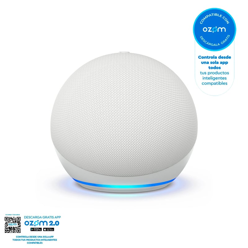 Amazon Echo Dot 5Ta Gen Altavoz Inteligente Alexa Blanco AMAZON ...
