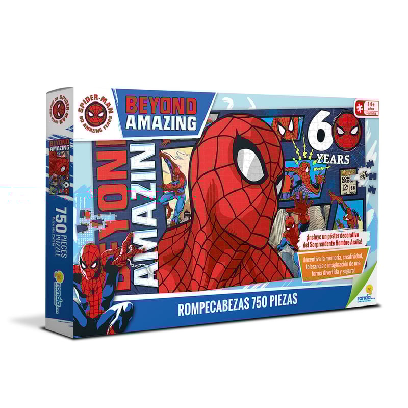 Rompecabezas X 750 Pzas Spiderman 60 Años RONDA | falabella.com