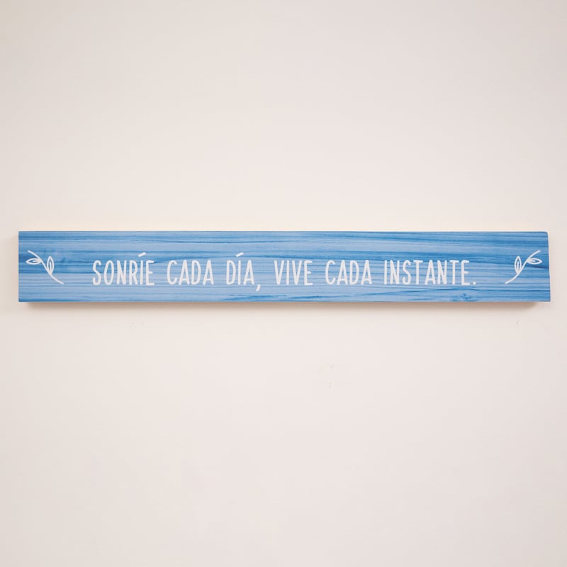 Listón Frases Madera 60x8 Cm Vive JUST HOME COLLECTION | falabella.com