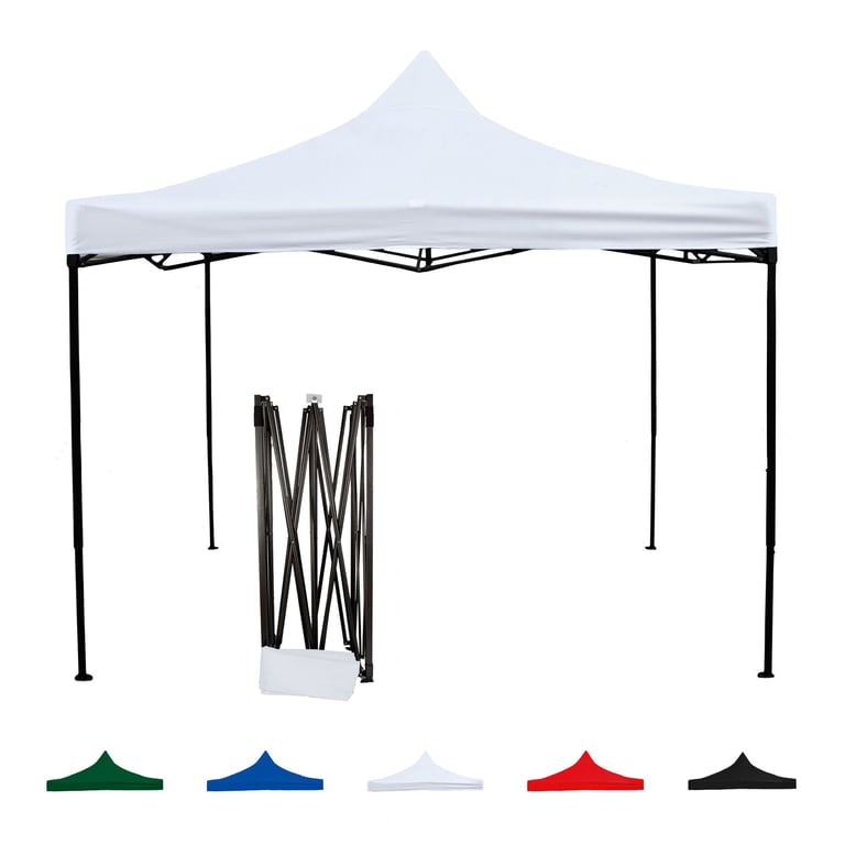 Carpa Toldo Plegable Polietileno Blanco 300 x 300 cm | falabella.com
