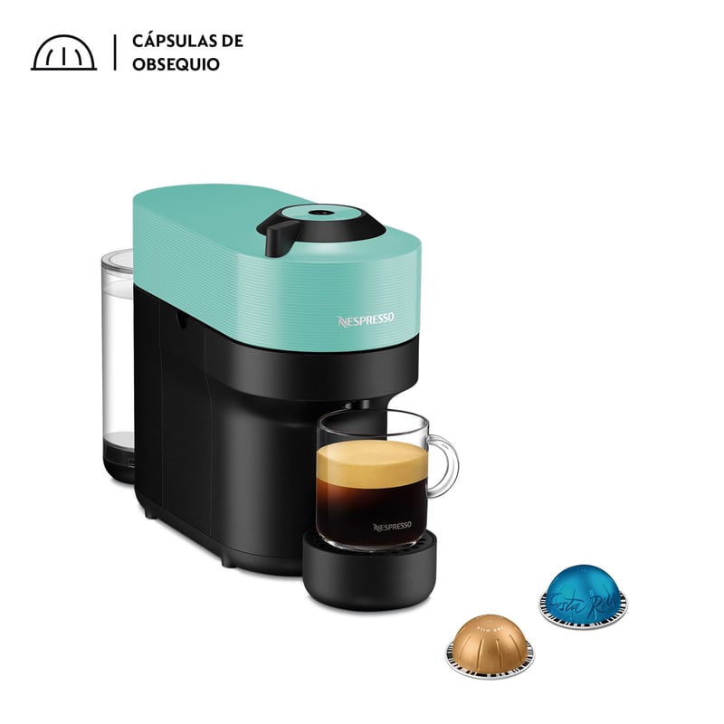 Cafetera Vertuo Pop Aqua NESPRESSO | falabella.com
