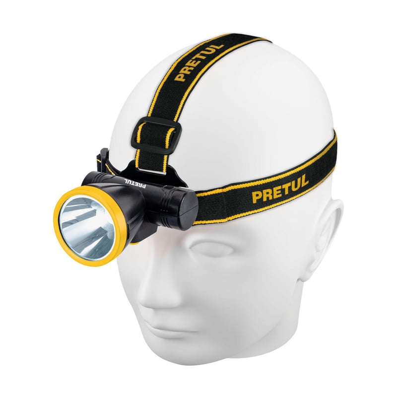 Linterna de Cabeza Frontal Recargable Pretul 90 Lúmenes Distancia 260 m ...