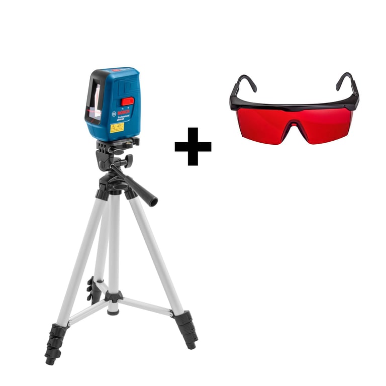 Nivel Láser Nivelox 15m Con Trípode Y Maletín + Gafas Láser Rojo Bosch ...