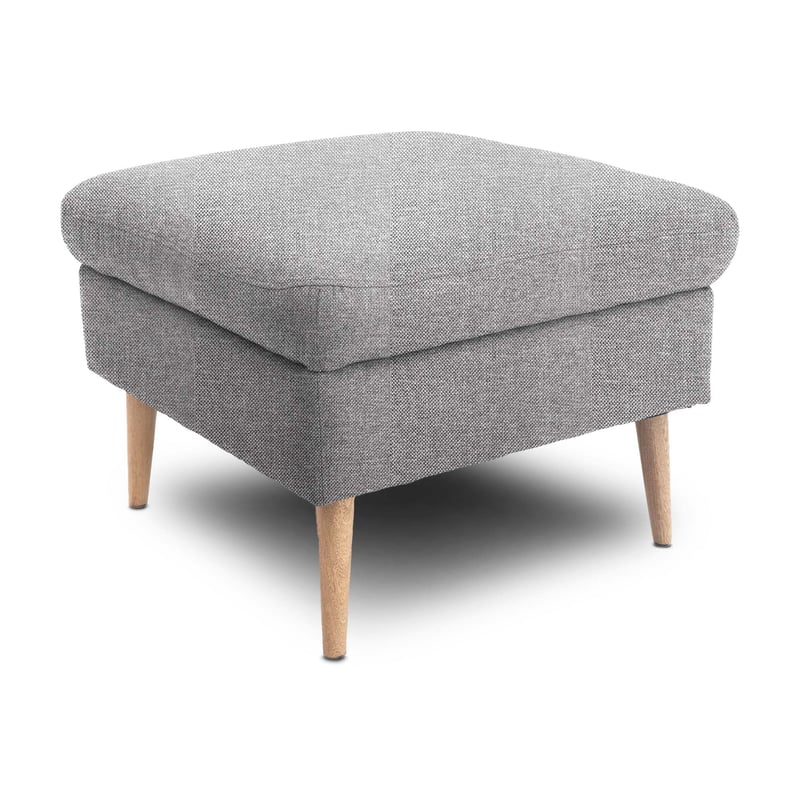 Puff Cuadrado Vittal Pers Gris Claro 69x69 sin patas HOME COLLECTION ...