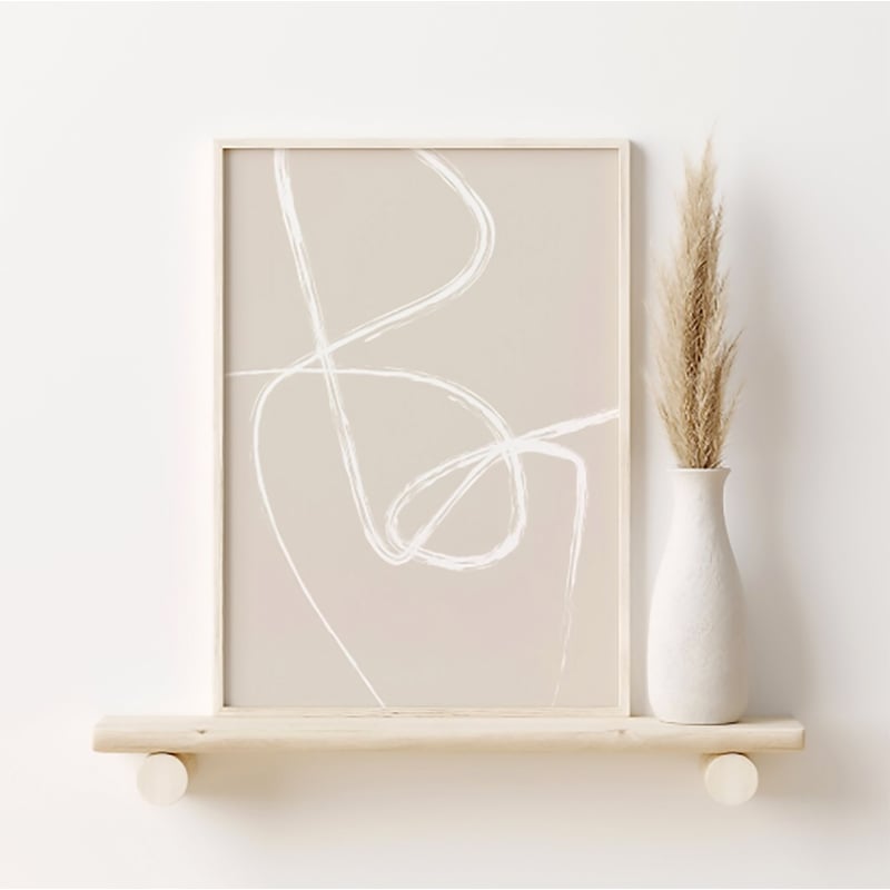 Cuadro Contraste Beige DE CASA | falabella.com