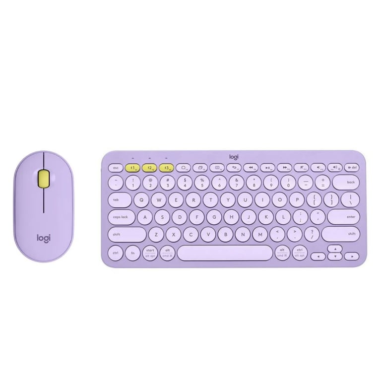 Combo Inalámbrico Mouse M350 + Teclado K380 Bluetooth Lavanda LOGITECH ...