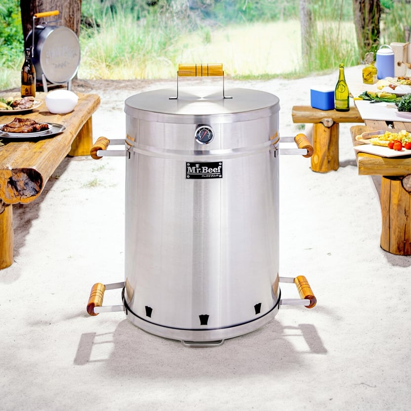 Barril Asador Acero Inoxidable 304Q Grande76X45Cm Mr Beef - Homecenter ...