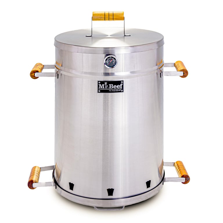 Barril Asador Acero Inoxidable 304 Quirúrgico Grande 76x45 Cm MR BEEF ...