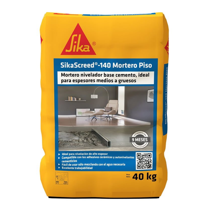 Sikascreed 140 Mortero Piso 40 kg Sika - Homecenter.com.co