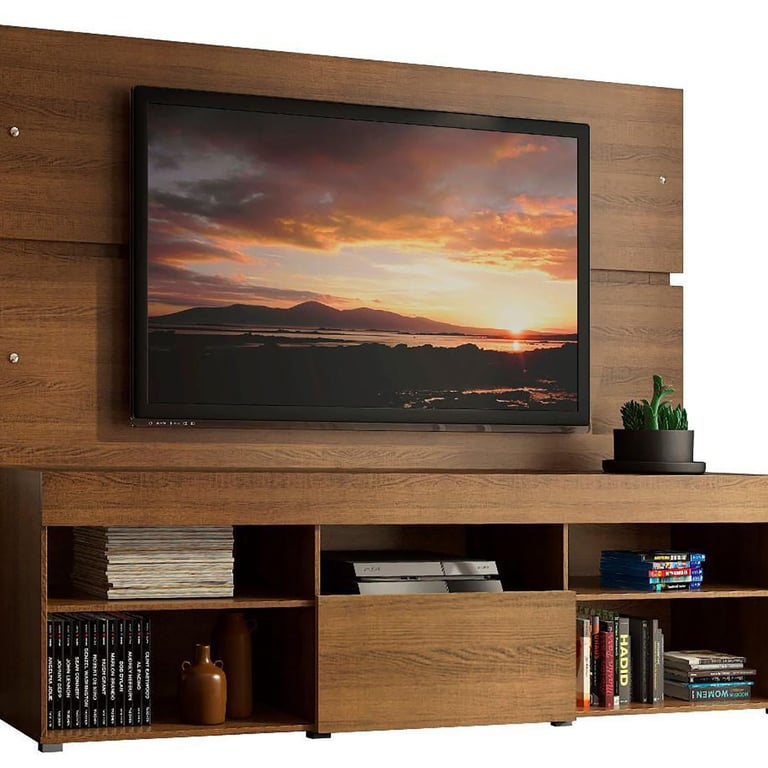 Centro de Entretenimiento con Panel TV 65 Pulgadas Everest Madesa ...