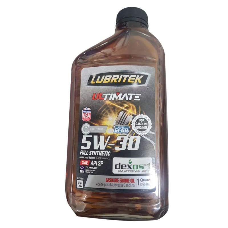 Aceite 5W-30 Sintetico Ultima/Hibrido 1/4Gl Lubrit LUBRITEK | falabella.com