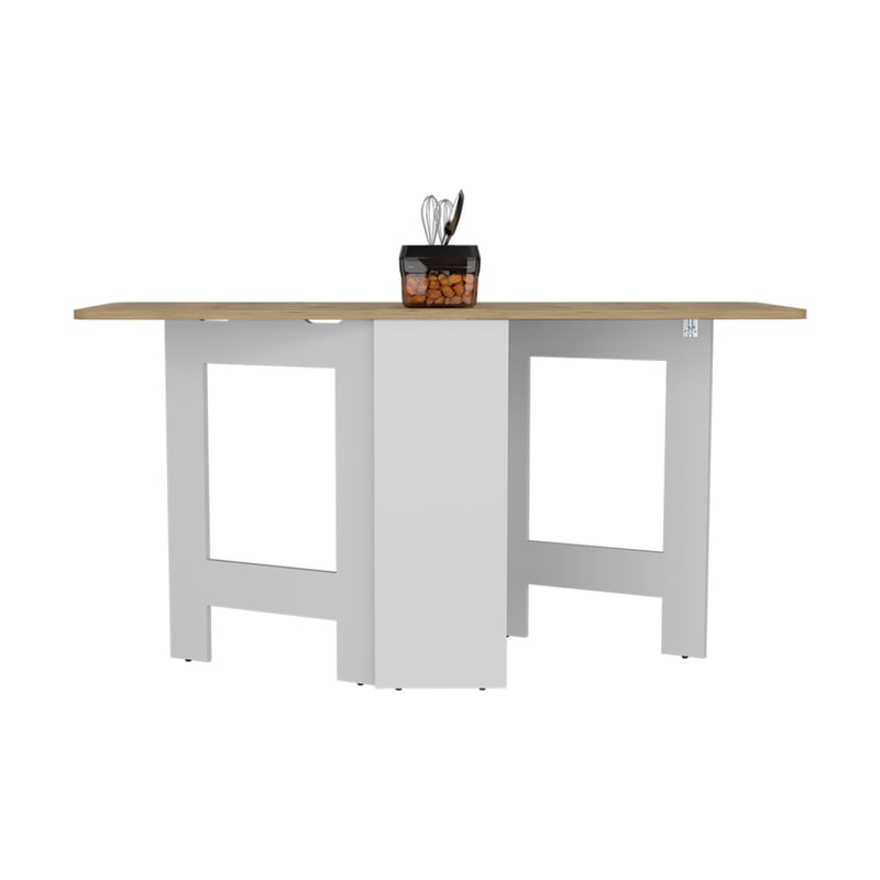 Mesa Plegable Gateleg 60x78 Rta Blanco Macadamia RTA DESIGN | falabella.com