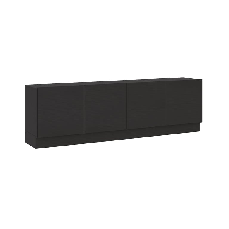 Mueble para TV 70 Pulgadas en Mdp 4 Puertas Negro BERTOLINI | falabella.com