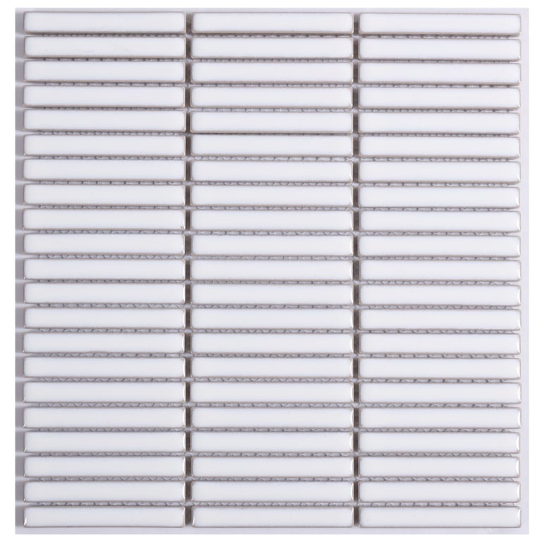Mosaico Linea White 28.41x29.61 cm color blanco INTERMATEX | falabella.com