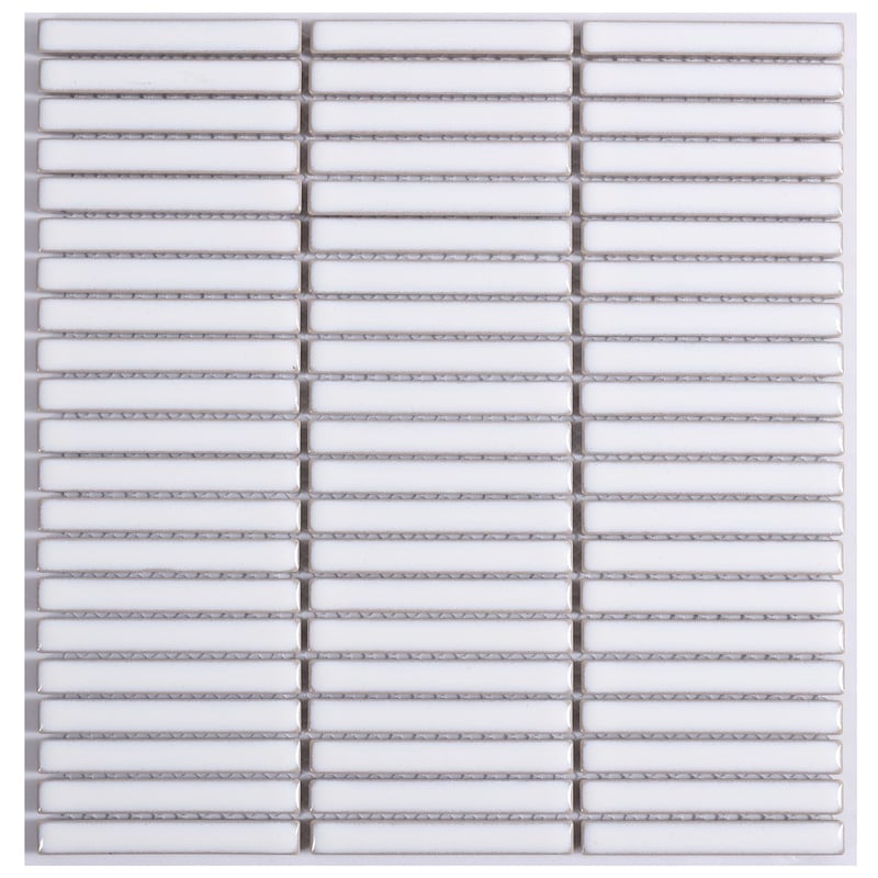 Mosaico Linea White 28.41x29.61 cm color blanco INTERMATEX | falabella.com