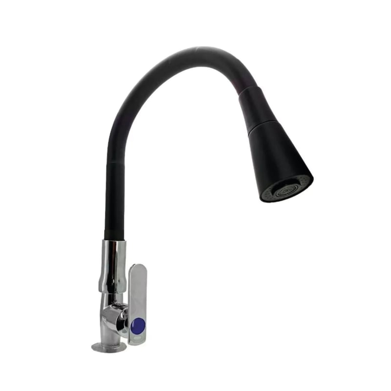 Griferia Lavaplatos Agua Fria Negra Flexible Dynasty CCOL | falabella.com