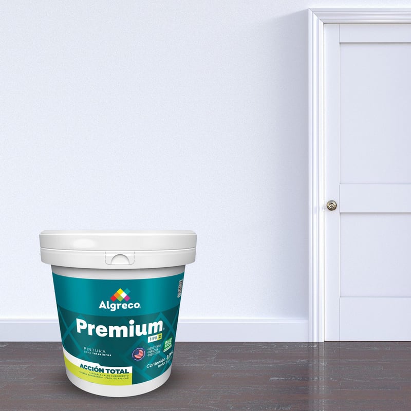 Vinilo Premium Interior Blanco Almendra Galon ALGRECO | falabella.com