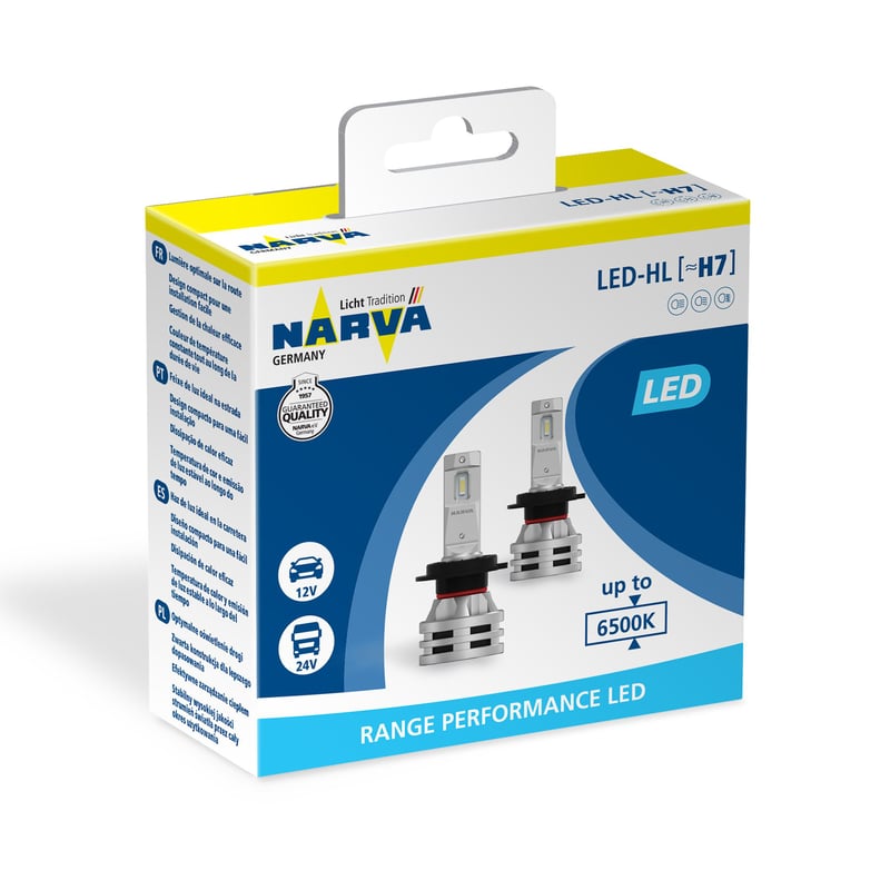 Bombillo Narva Led 12V/24V Tipo H7 Jgo X2 Dteros NARVA | falabella.com