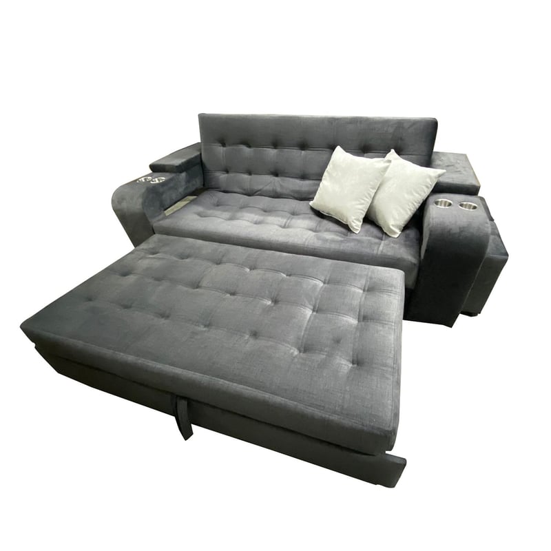 Sofá Cama Magno 45x220x190 Grafito | falabella.com