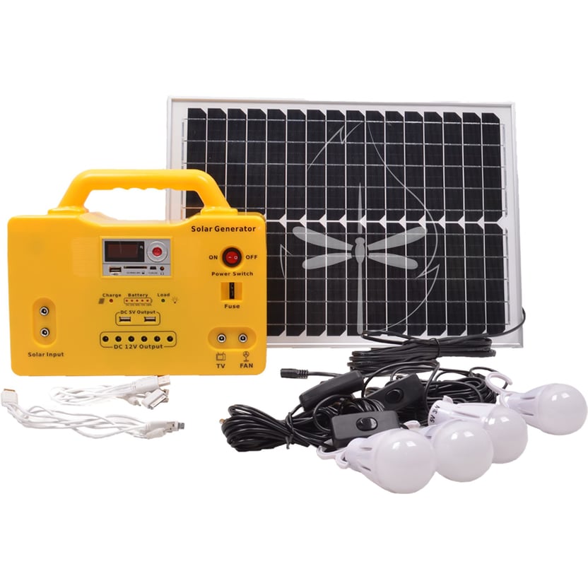 Mini Kit Portátil Solar Amarillo - Homecenter.com.co