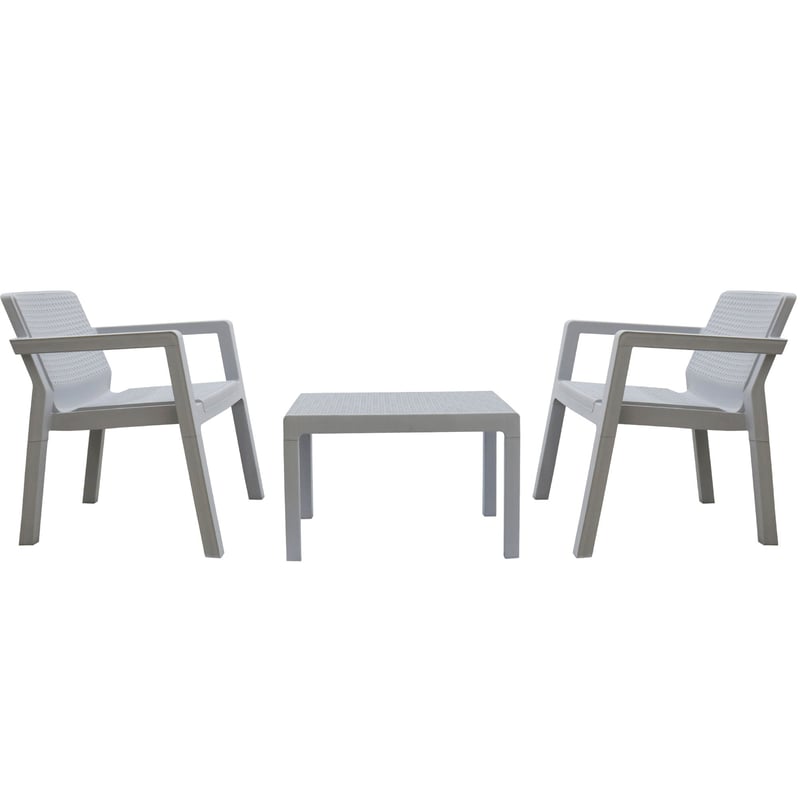 Juego de Sala Colibrí Gris Hielo - 3 Piezas COLPLAST | falabella.com