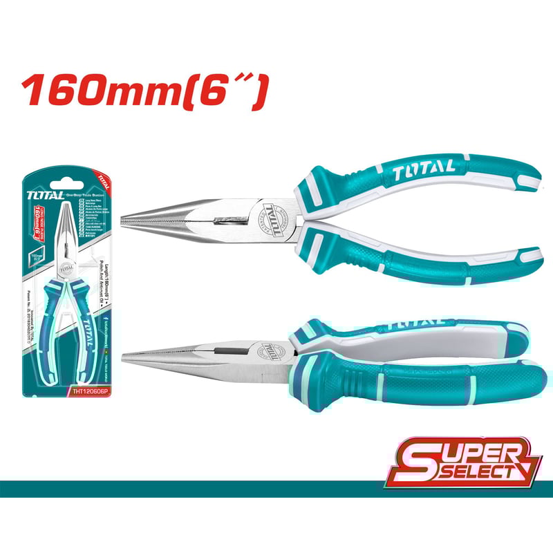Alicate Punta Larga 6 Pulgadas 160 mm TOTAL TOOLS | falabella.com