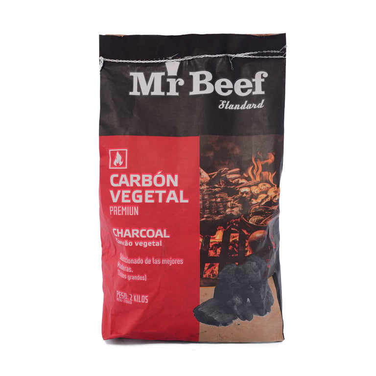 Carbón Vegetal Premium Mr Beef 2 Kilos. MR BEEF | falabella.com