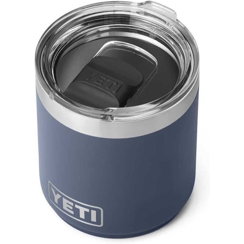 Vaso YETI Rambler Lowball 10oz Apilable con Aislamiento al Vacío y Tapa ...