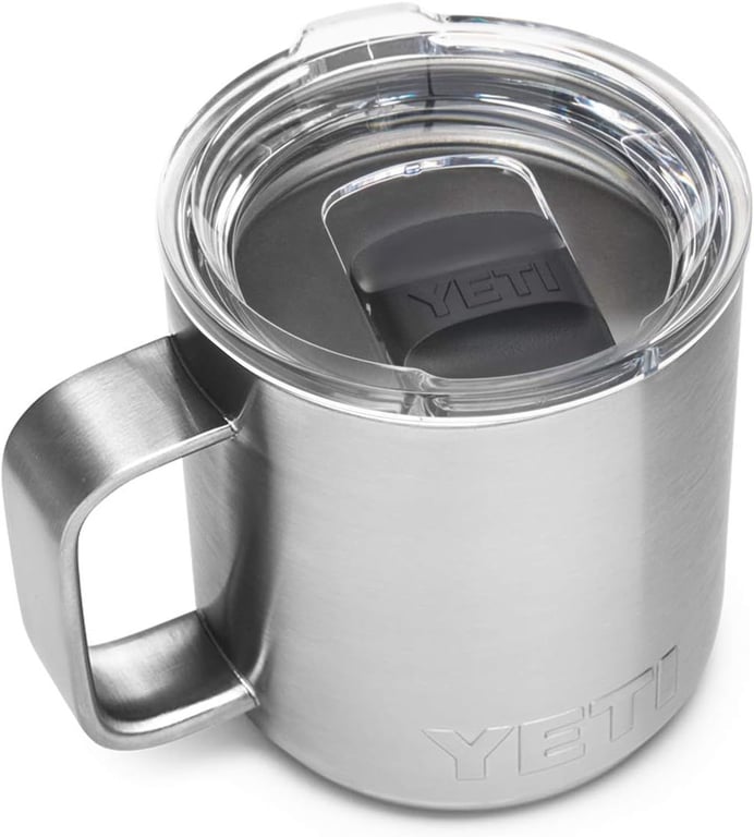Vaso YETI Rambler 10oz con Tapa MagSlider Aislado al Vacío Plateado ...