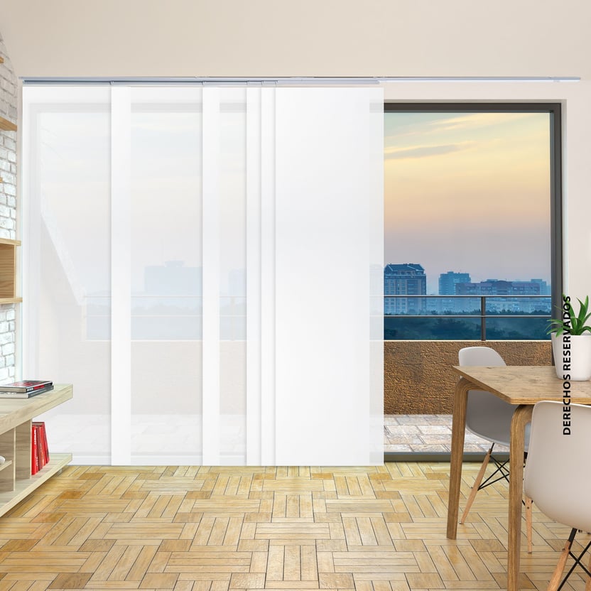 Cortina Panel Japones Screen 300x220cm Blanco - Homecenter.com.co