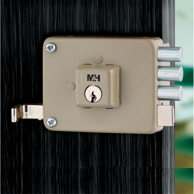 Cerradura De Sobreponer 8750 Derecha M&H SECURITY LOCKS | falabella.com