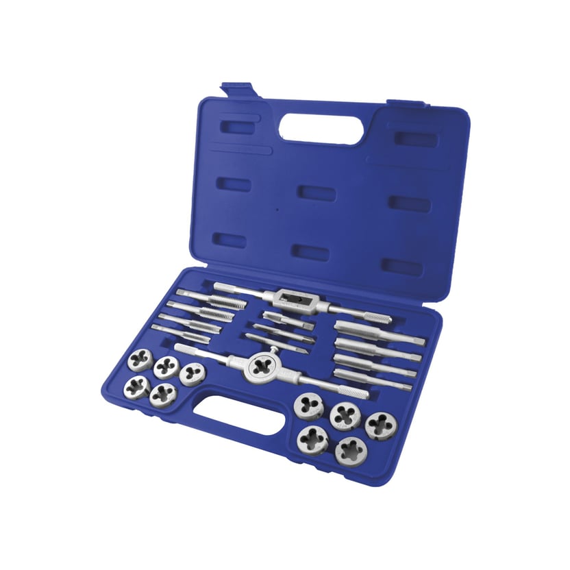 Juego de Machuelos Tarrajas 24 Piezas con Estuche - Homecenter.com.co