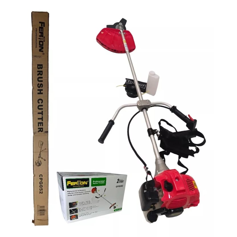 Guadañadora a Gasolina 52cc Corte Con Cuchilla O Nylon Ferton ...