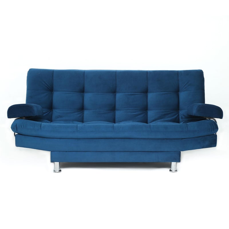 Sofá Cama 3 puestos Grace Azul 40x180x55 cm E MADERA | falabella.com