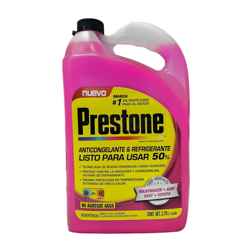 Refrigerante Prestone 50% Rosado 1Gl - Homecenter.com.co
