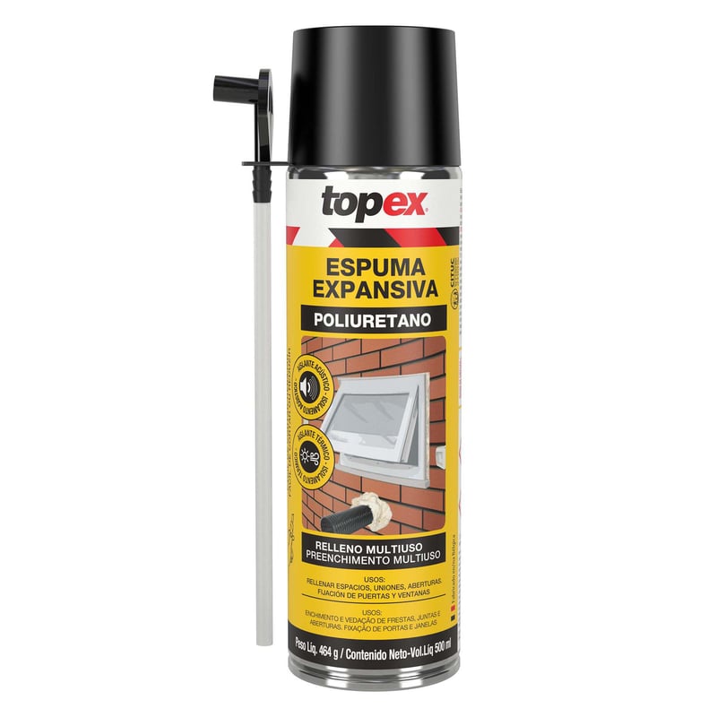 Espuma Expansiva Poliuretano 500 ml TOPEX | falabella.com